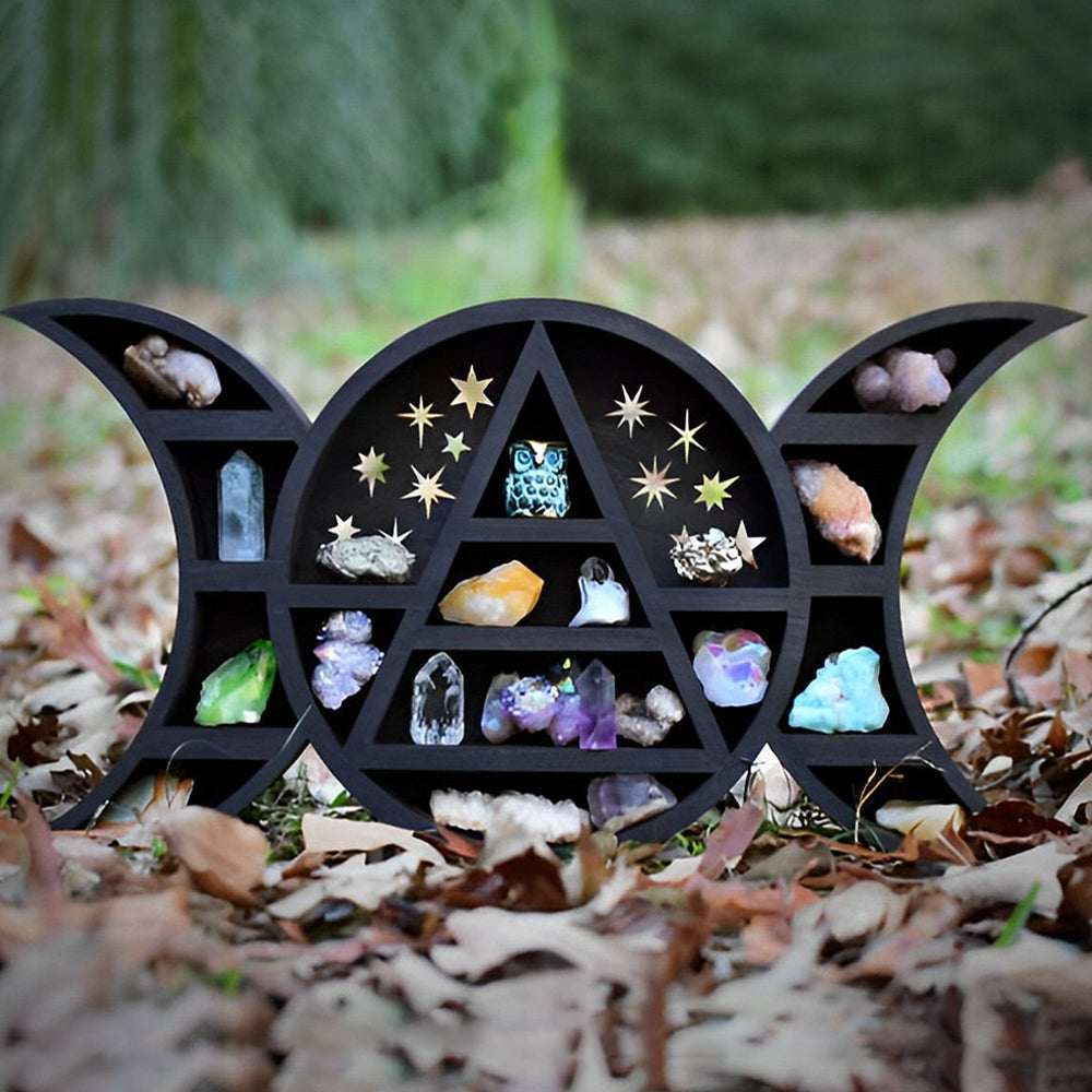 Wooden Crystal Shelves – Decorart.uk