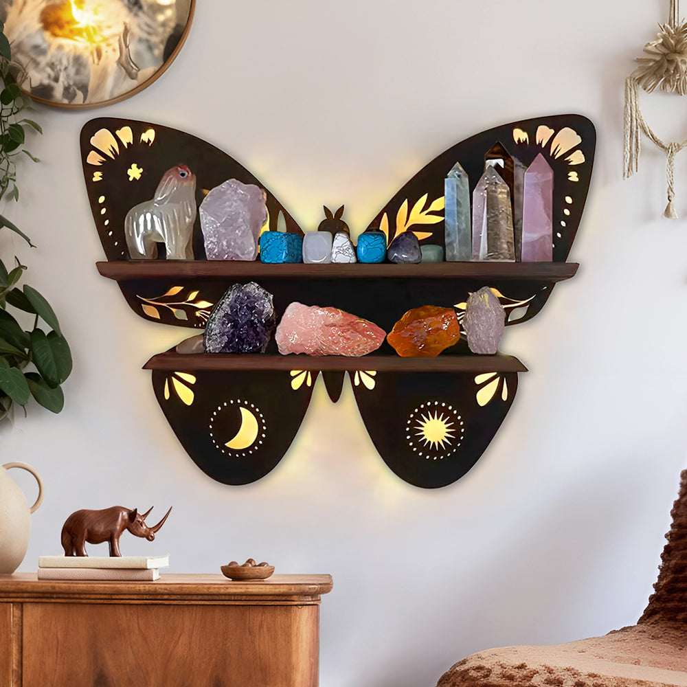 Wooden Crystal Shelves – Decorart.uk