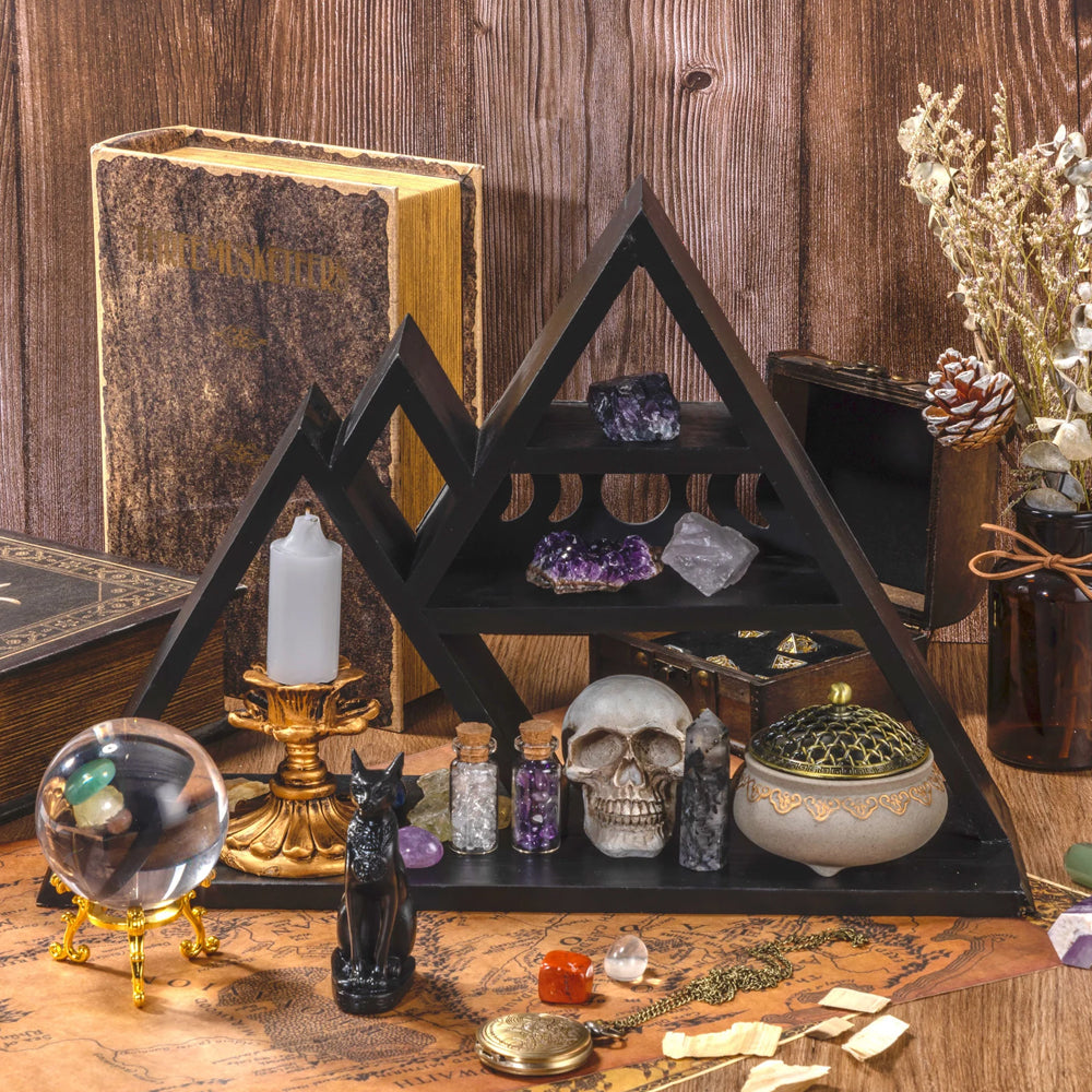 Triangle Mountain Crystal Shelves – Decorart.uk