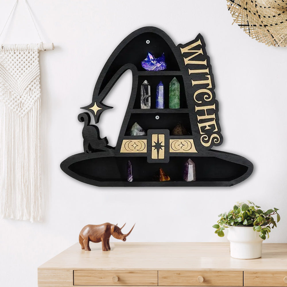 Witch Hat Rack Crystal Shelves – Decorart.uk