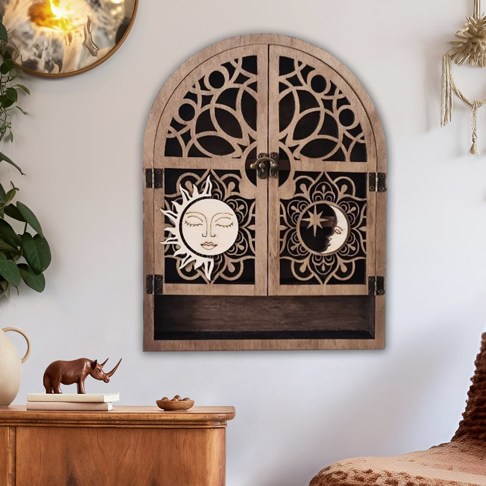 Mystical Moon Crystal Shelf – Decorart.uk